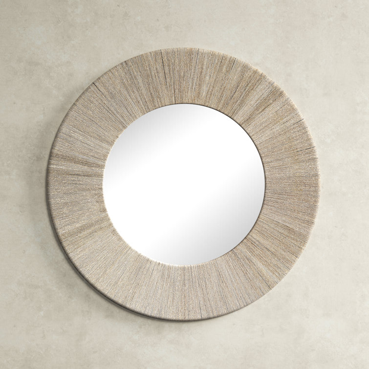 Birch Lane™ Cecil Round Rope Wall Mirror & Reviews | Wayfair