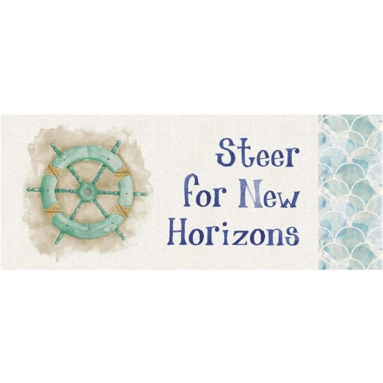 Breakwater Bay New Horizons Words - Unframed Print | Wayfair