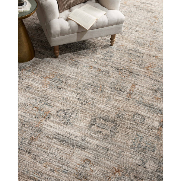 Jean Stoffer x Loloi Katherine Pebble / Ocean Area Rug & Reviews | Wayfair
