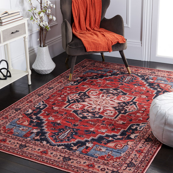 Mistana™ Chenard Red/Beige Rug & Reviews | Wayfair