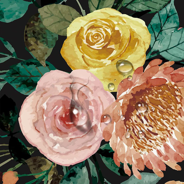 Red Barrel Studio® Jaffa Peel & Stick Floral Wallpaper | Wayfair