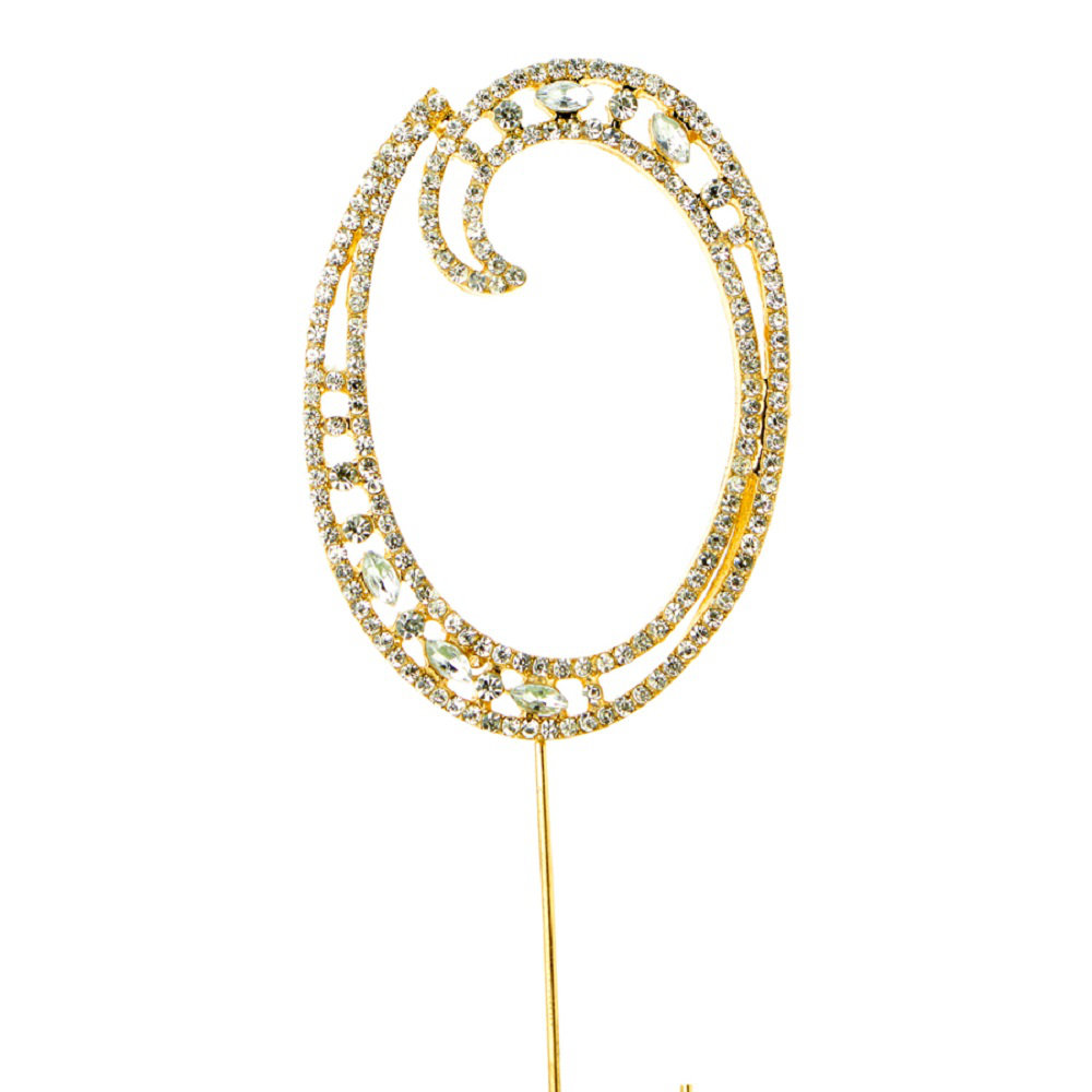 Bala 0 Rhinestone Cake Topper | Wayfair