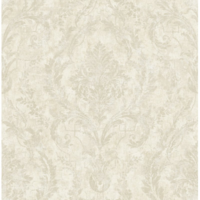 House of Hampton® Parra Damask Wallpaper | Wayfair