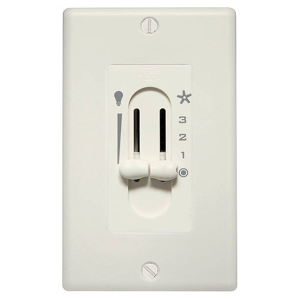 Hunter Fan Dual Slide Light and Ceiling Fan Wall Control & Reviews ...