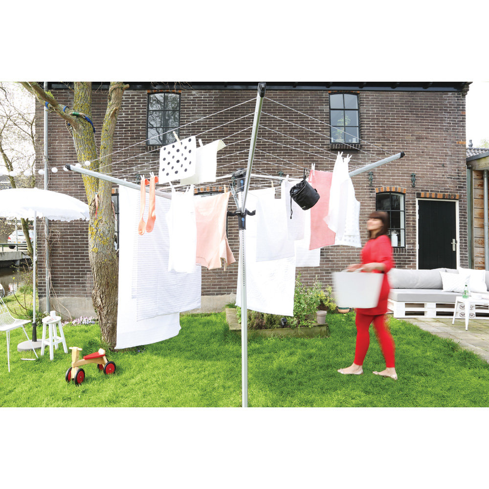 Brabantia 50m Lift-O-Matic Advance Rotary Clothes Line with Accessories ...