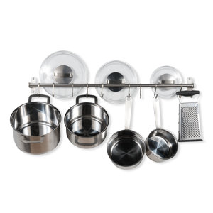 Prep & Savour Wall Mounted Pot Rack & Reviews | Wayfair