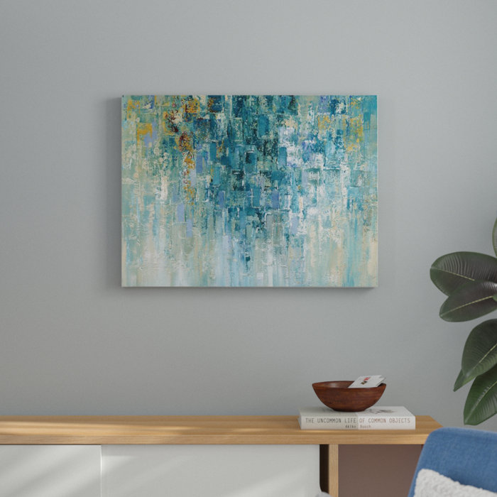 Wade Logan® I Love The Rain On Canvas Graphic Art & Reviews | Wayfair