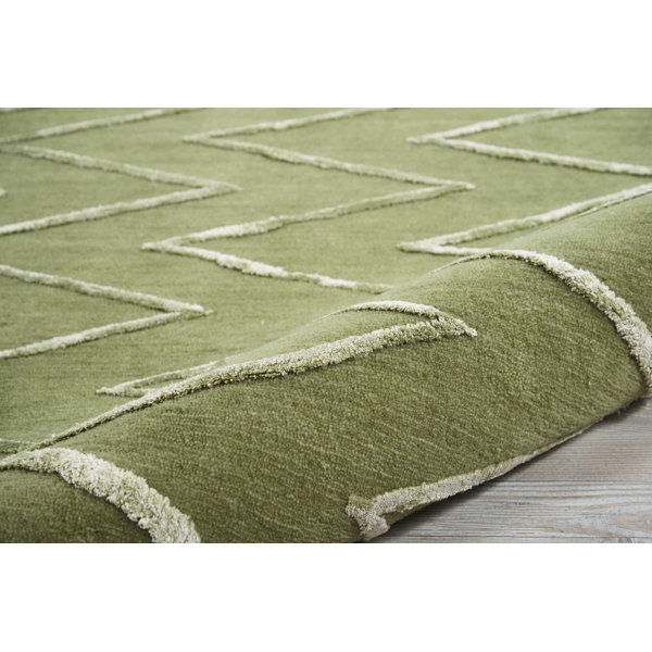 Brayden Studio® Courville Handmade Kiwi Rug | Wayfair