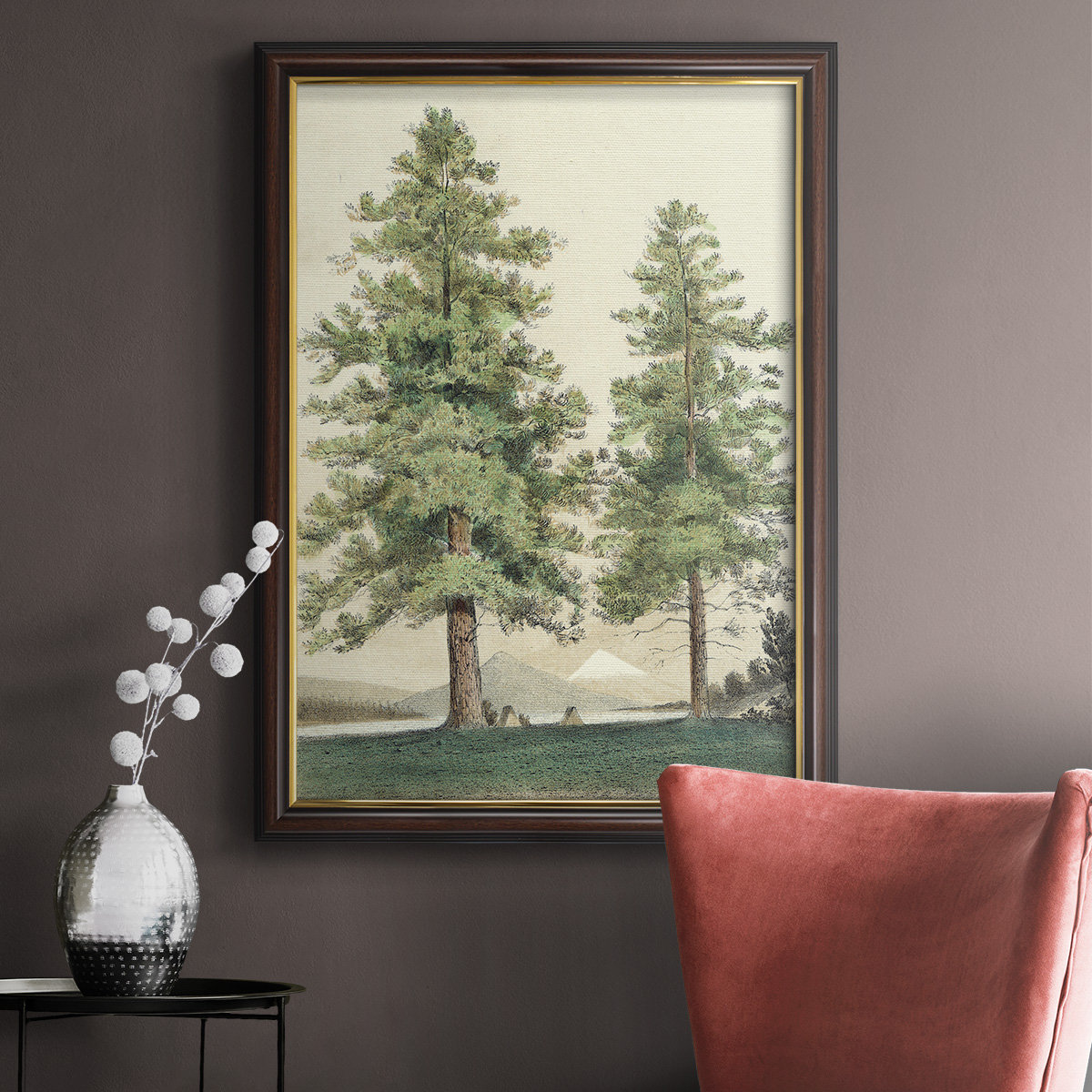 Millwood Pines Majestic Pine II - Picture Frame Painting on Canvas ...