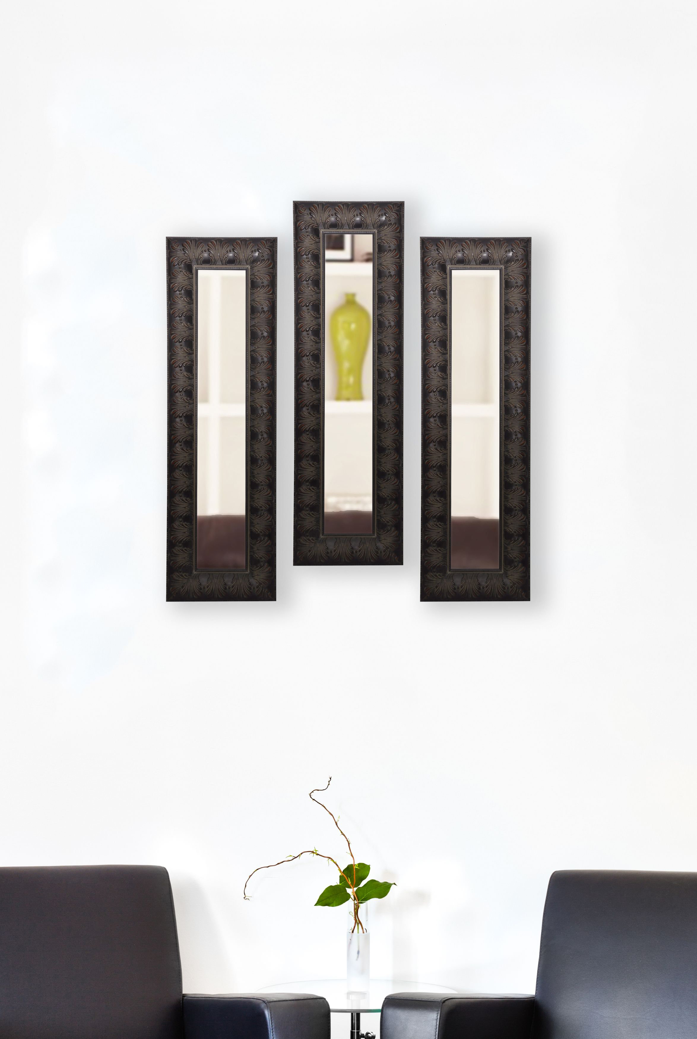 Astoria Grand Derrell Rectangle Wood Wall Mirror | Wayfair