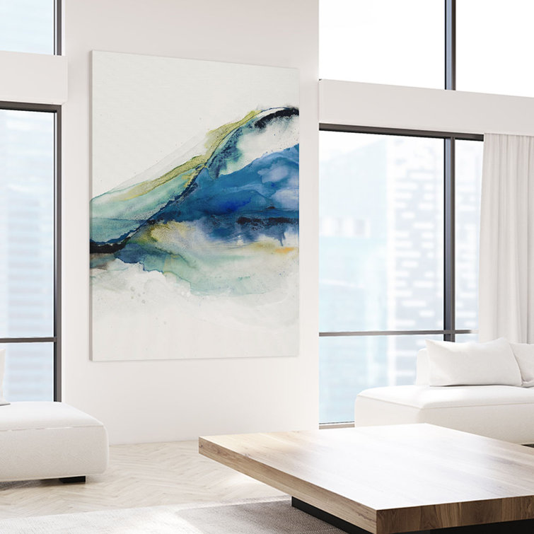 Orren Ellis Abstract Terrain IV On Canvas by Sisa Jasper Painting | Wayfair