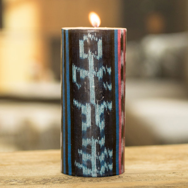 Bungalow Rose Handmade Maya Mystic Pillar Candle | Wayfair