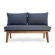 George Oliver Eller 48.75'' Wide Outdoor Loveseat with Cushions ...