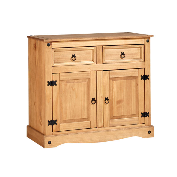 Union Rustic Luisa 91cm Wide 2 Drawer Sideboard | Wayfair.co.uk