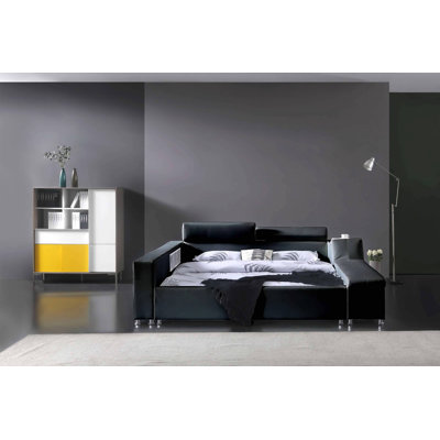 Orren Ellis Waylen Upholstered Storage Bed & Reviews | Wayfair