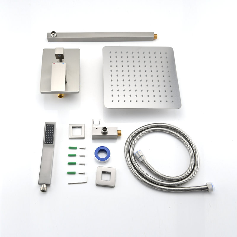 STONEMOTION Rainfall Shower Faucet with Rough-In Valve | Wayfair