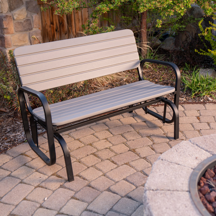 Lifetime Metal Outdoor Glider & Reviews | Wayfair