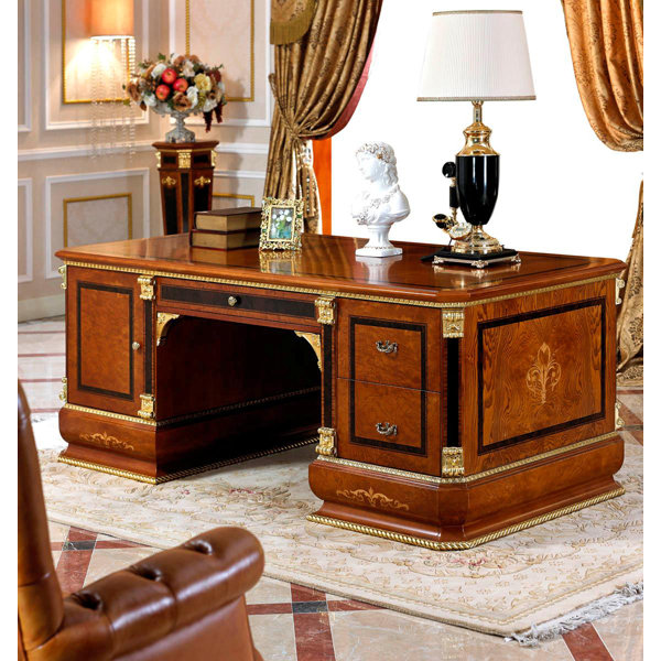 InfinityFurnitureImport Royal Palace Executive Desk | Wayfair