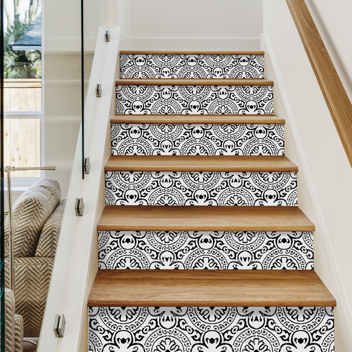 Bungalow Rose Stair Riser Tile Decal | Wayfair