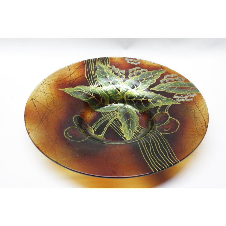 DestiDesign Round Glass Plate | Wayfair