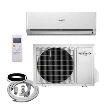 Aircon International Eclipse Series Inverter 30,000 BTU Ductless Mini ...