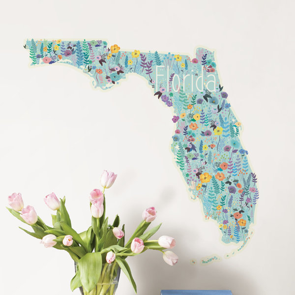 Ebern Designs Florida Wall Decal | Wayfair