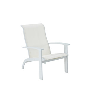 Ebern Designs Eillet Metal,Textilene Outdoor Adirondack Chair | Wayfair