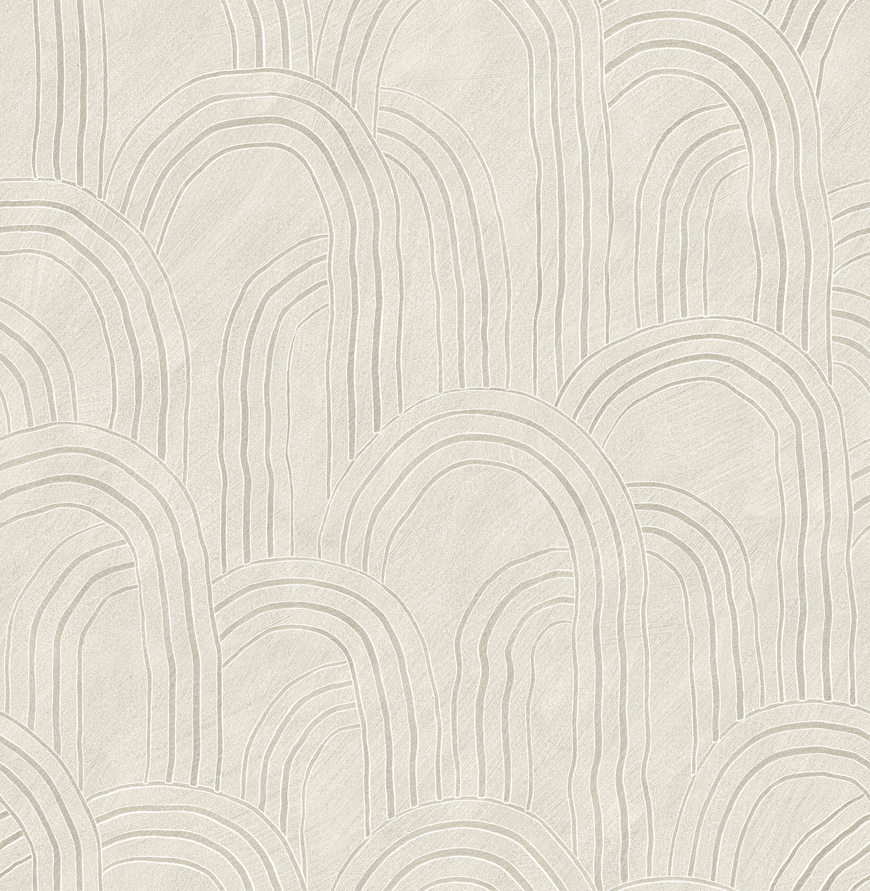 Sarah + Ruby Rippled Arches Wallpaper | Wayfair