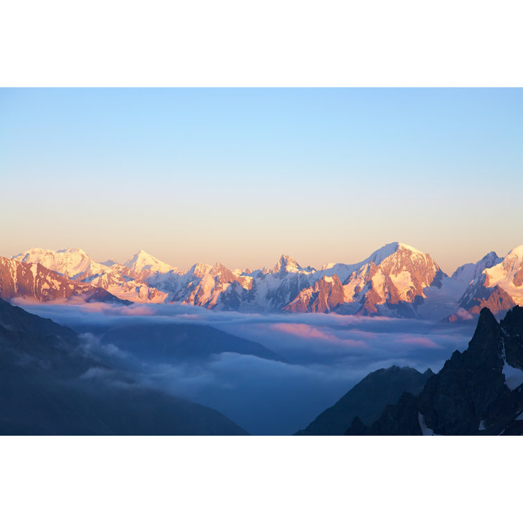 Alpen Home Alpine Mountain Landscape by Bakharev - Wrapped Canvas ...