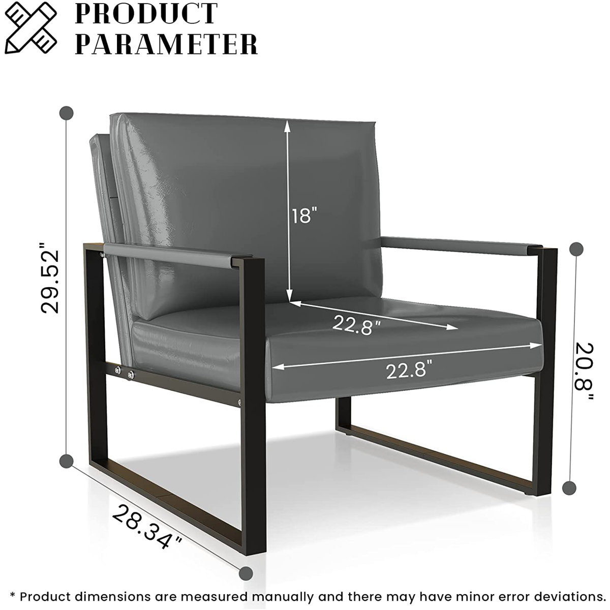 Corrigan Studio® Carlean 23'' Wide Armchair & Reviews | Wayfair