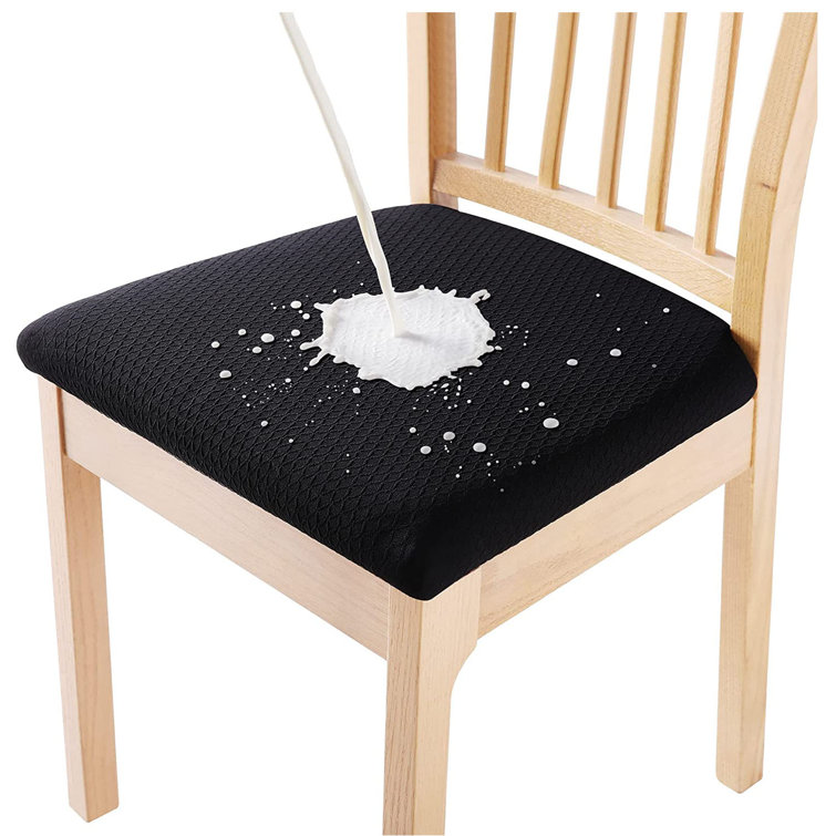 Ebern Designs Box Cushion Dining Chair Slipcover | Wayfair