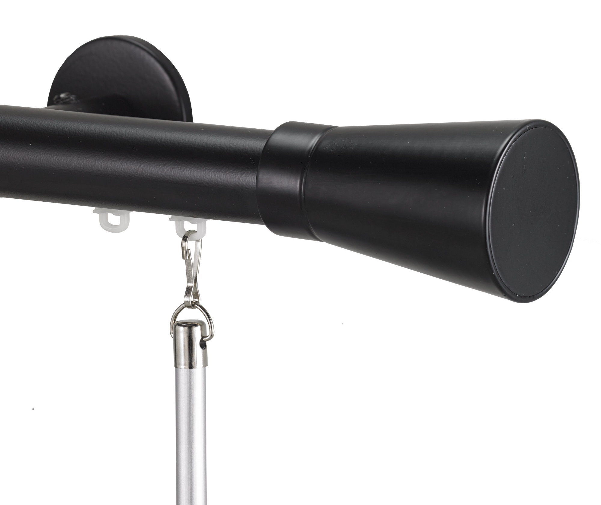 Red Barrel Studio® Fredrickson 1.13"Single Curtain Rod & Reviews | Wayfair