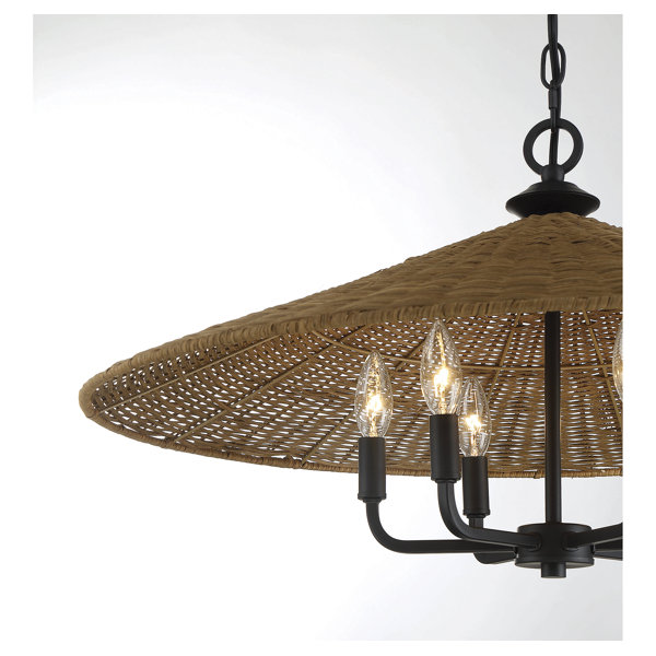 Joss & Main Jared 6 - Light Black Cone Pendant & Reviews | Wayfair