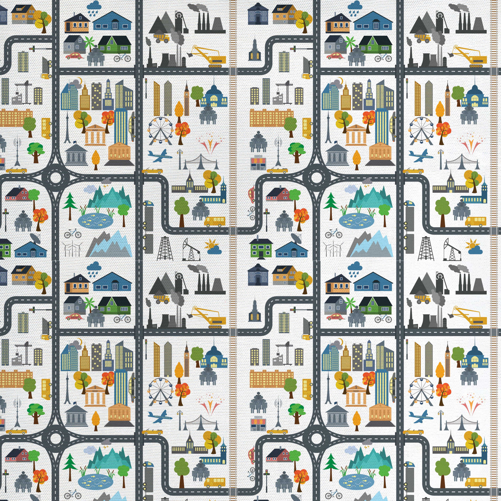 Bless international Car Race Track Fabric | Wayfair
