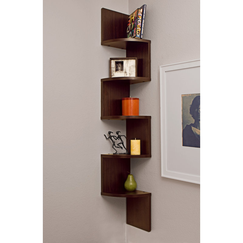 Ebern Designs Saveliy 5 Piece Corner Shelf & Reviews | Wayfair