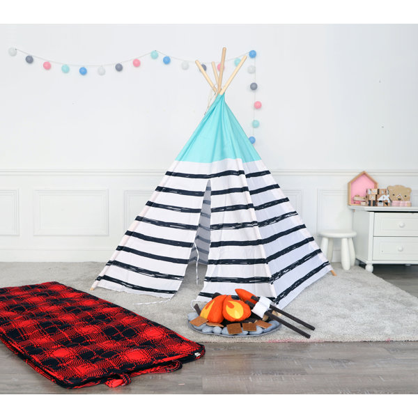 Asweets Indoor Pop-Up Triangular Play Tent with Carrying Bag & Reviews ...