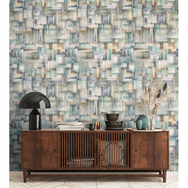 Galerie Wallcoverings Crafted Waves 3-Panel Wall Mural 9.2' L x 82.7" W ...