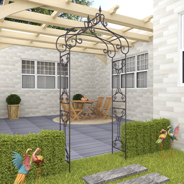 Laurel Foundry Modern Farmhouse Teitelbaum 46'' H x 30'' W Steel Gothic ...