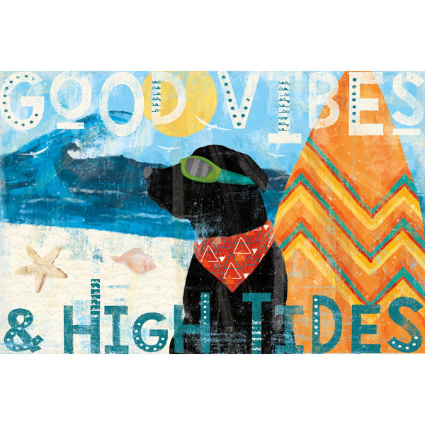 Trinx Good Vibes II by - Wrapped Canvas Graphic Art & Reviews | Wayfair