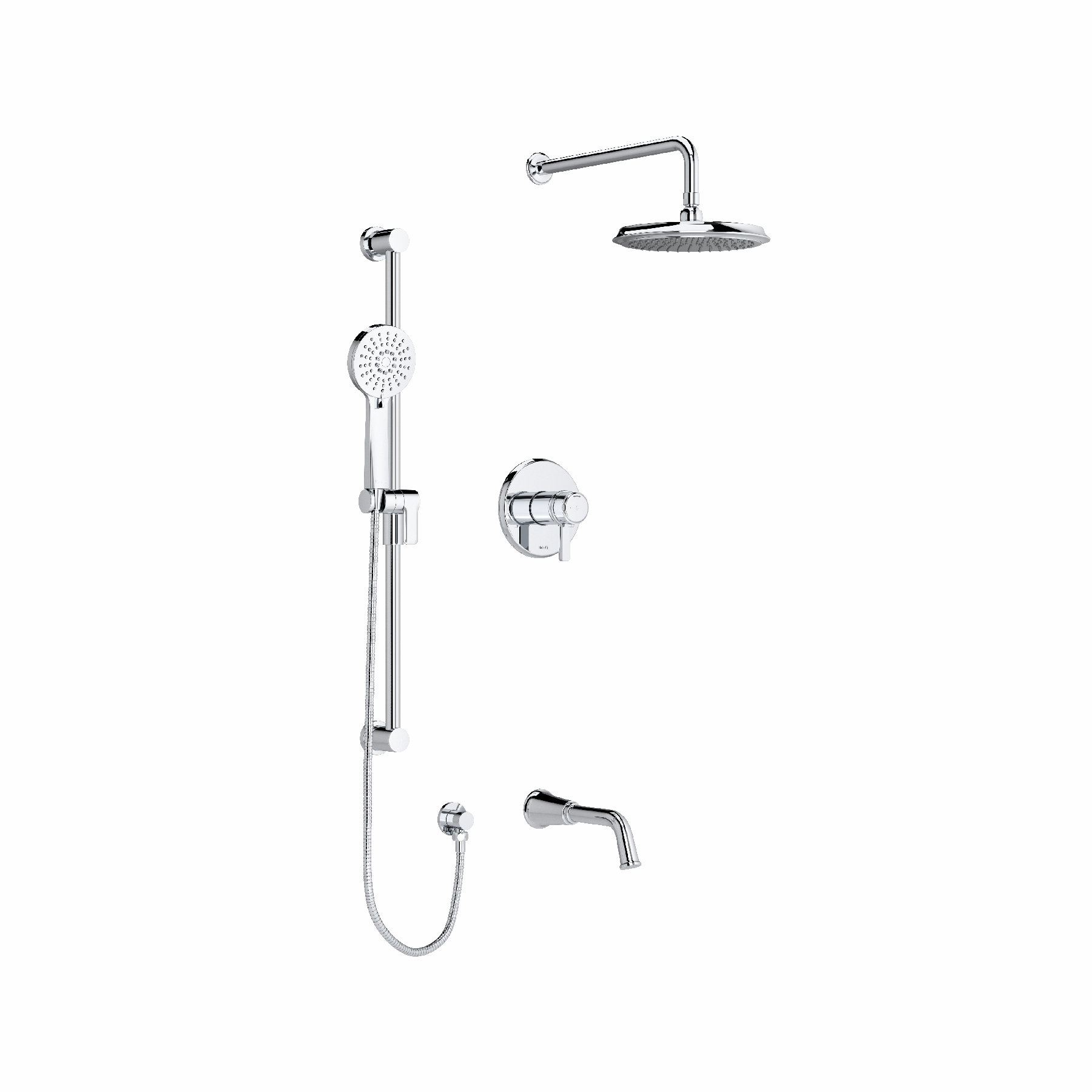 House of Rohl Momenti Pressure Balanced Complete Shower System with ...