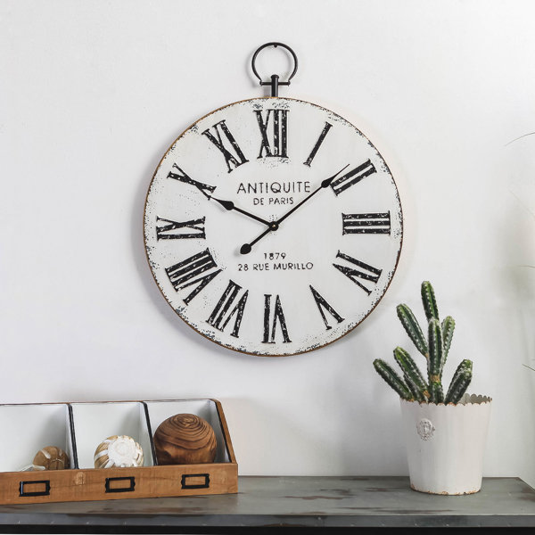 Gracie Oaks Jamel Metal Wall Clock & Reviews | Wayfair