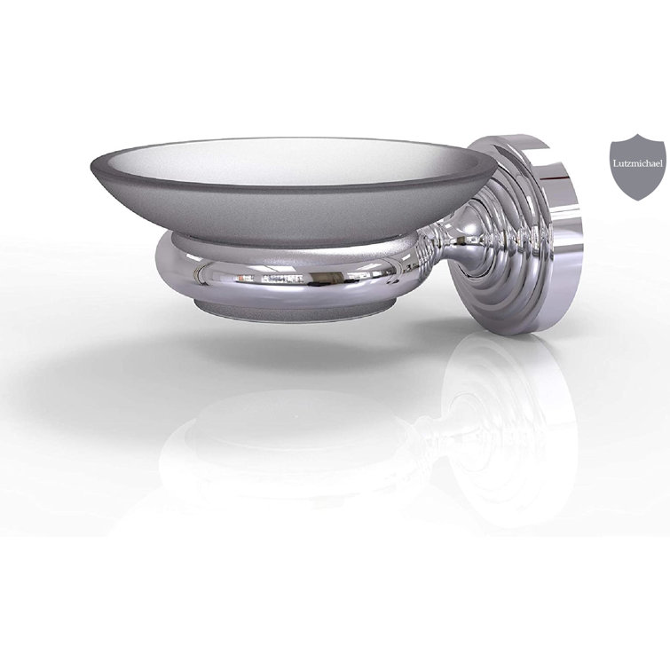 Latitude Run® Polished Chrome Wall Mounted Soap Dish | Wayfair
