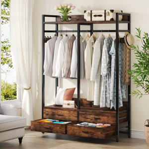 17 Stories 47.24'' Clothes Rack | Wayfair