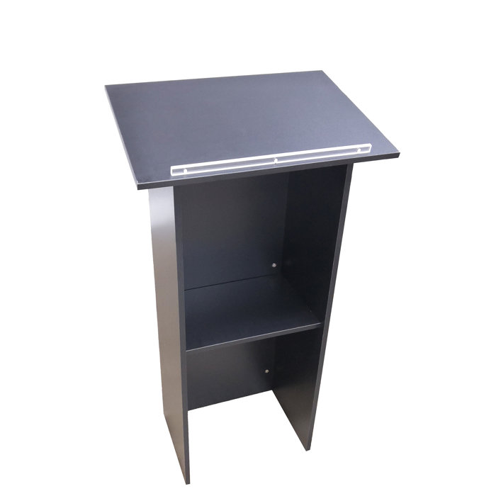 FixtureDisplays MDF Wood Podium Church Pulpit School Lectern Conference ...