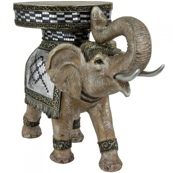 Oriental Furniture Standing Statue End Table | Perigold