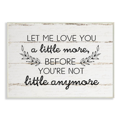 Viv + Rae Biwabik Let Me Love You a Little More Kids Wall DÃ©cor ...