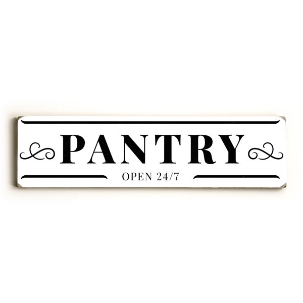 Wood-pantry-sign | Wayfair