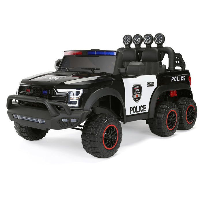 JOYLDIAS Kids Ride On Police Car & Reviews | Wayfair