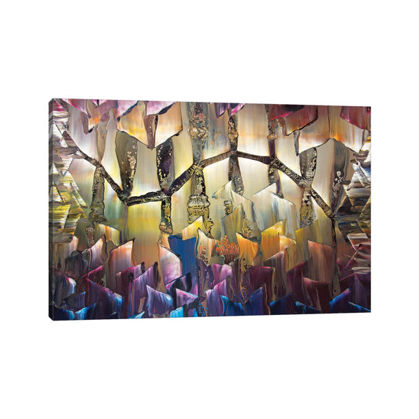 Latitude Run Geometric 1989 I by David Dolan - Wrapped Canvas Gallery ...