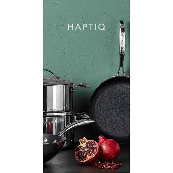SCANPAN Haptiq 10 Piece Stainless Steel Non Stick Cookware Set ...